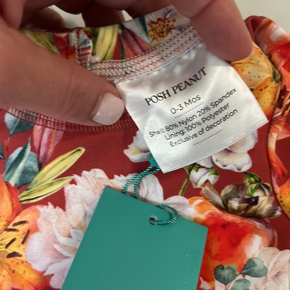 Posh Peanut | Swim | Nwt Posh Peanut Swimsuit With Rash Guard | Poshmark